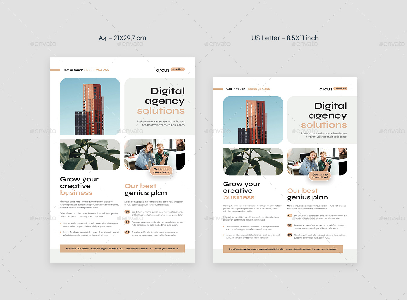 Arcus Creative Flyer Template, Print Templates | GraphicRiver