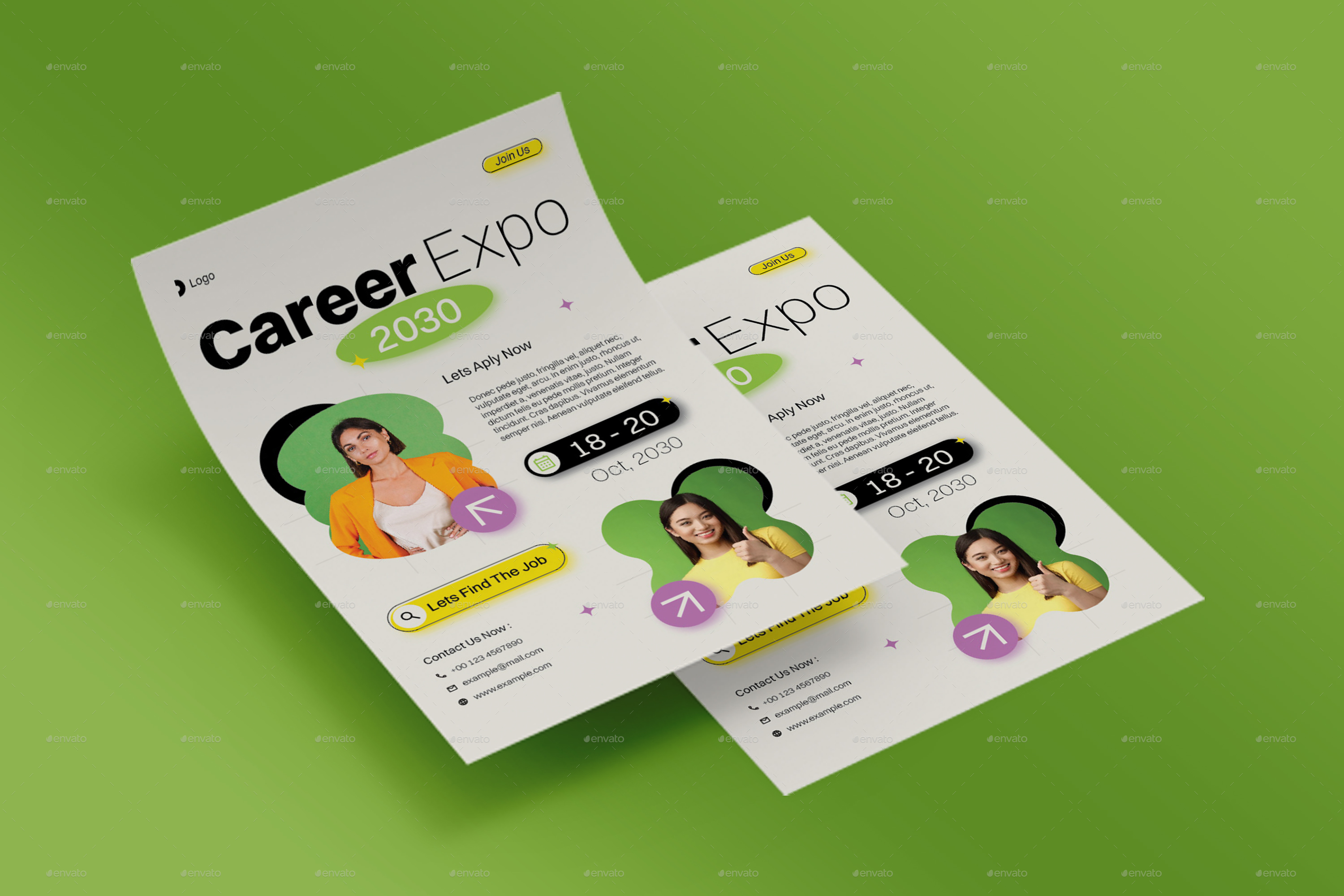 Career Expo Flyer, Print Templates | GraphicRiver