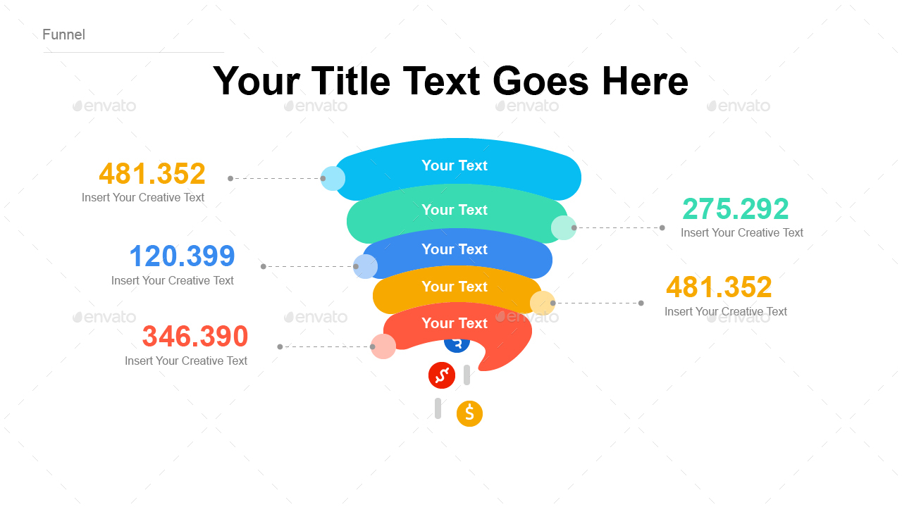 Funnel Diagram Infographic Asset Illustrator, Infographics | GraphicRiver