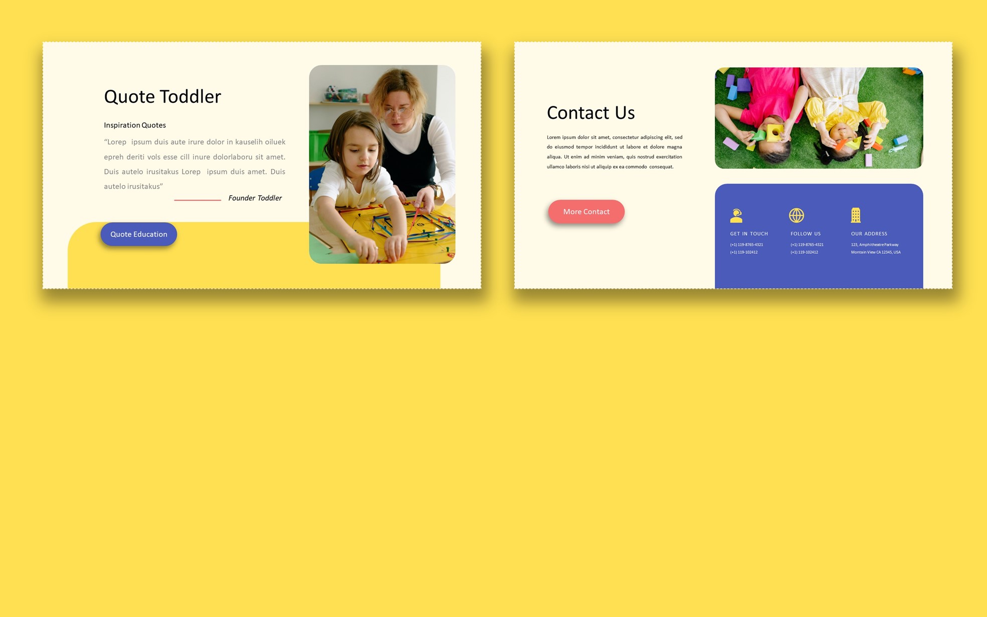 Toddler-Education PowerPoint Template, Presentation Templates ...