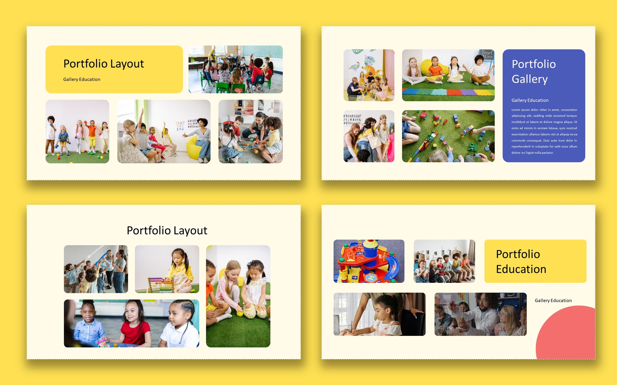 Toddler-Education PowerPoint Template, Presentation Templates ...