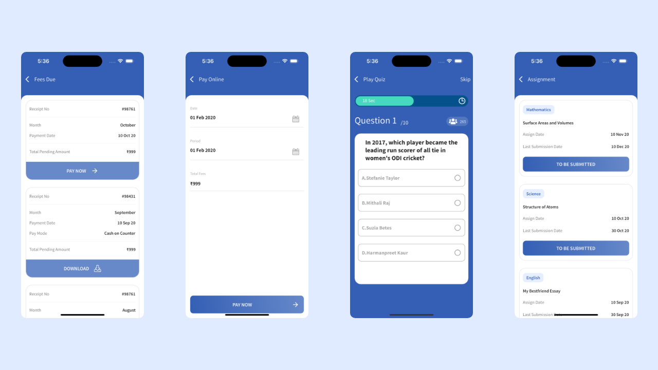 School ERP App - Flutter Mobile App Template by brixetechnology | CodeCanyon