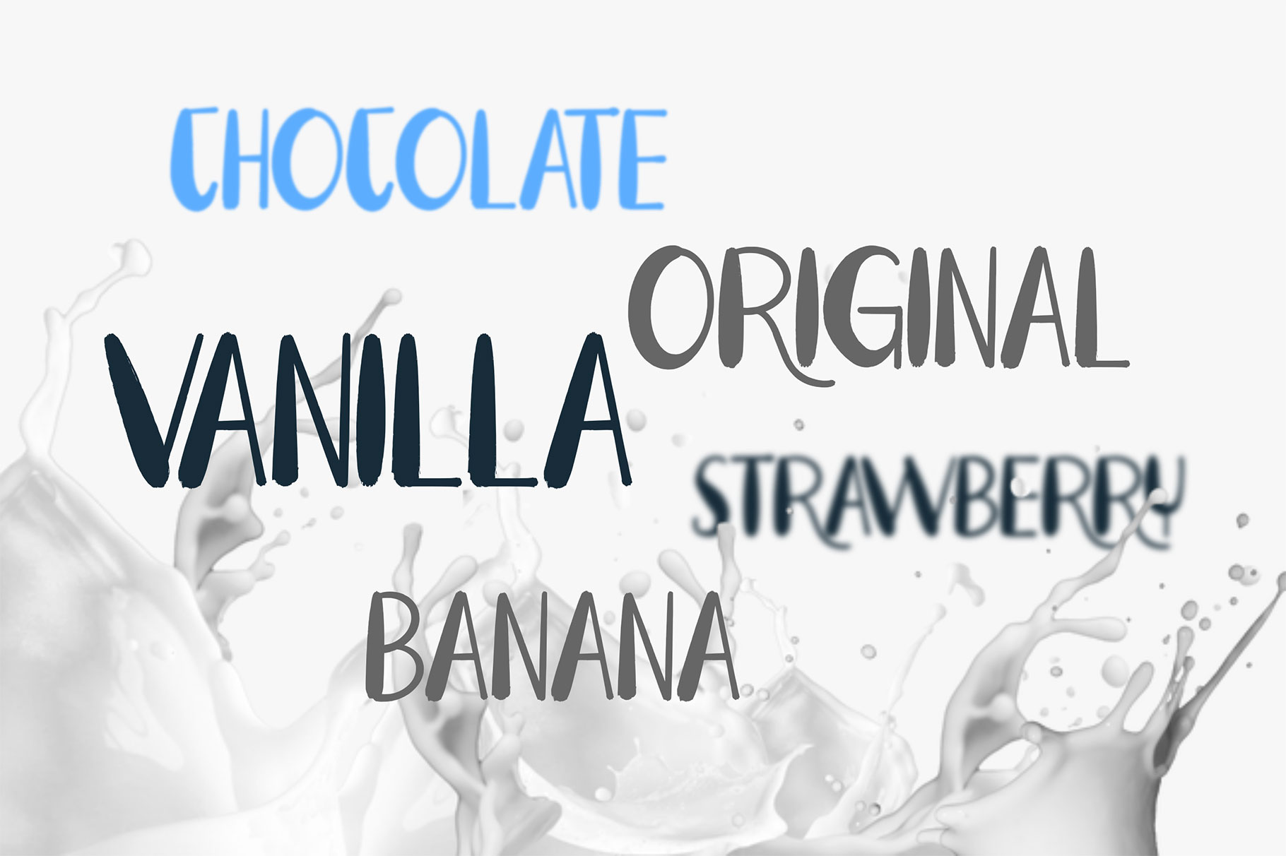 Fresh Milk, Fonts | GraphicRiver