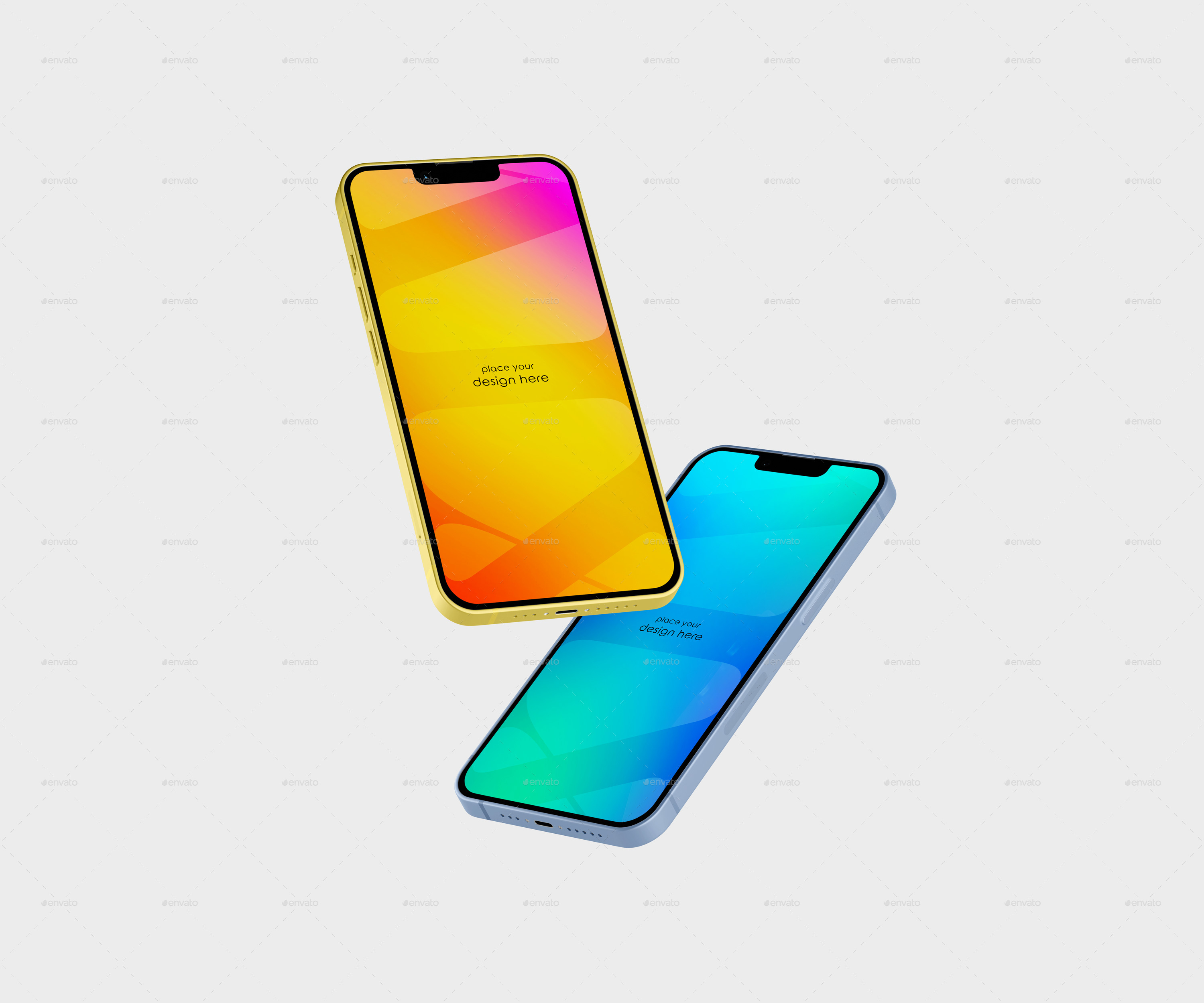 iPhone 14 Mockup Set, Graphics | GraphicRiver