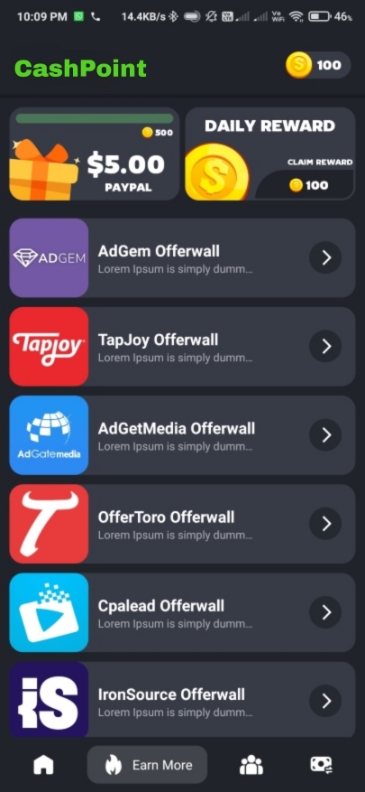 CashPoint Android App with Admin Panel by CSMDevelopers | CodeCanyon