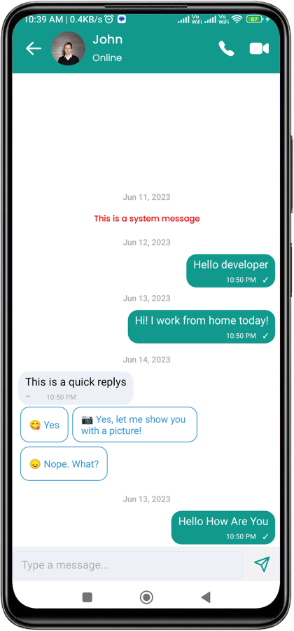 ChatApp - Messaging | Voice & Video Calls | Group Chat Template React ...