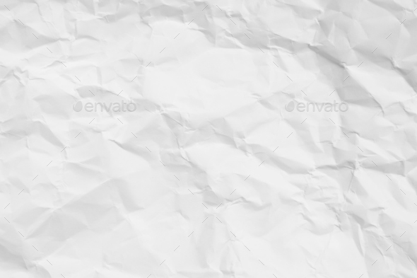White crumpled paper texture background. Stock Photo by tevalux11 ...