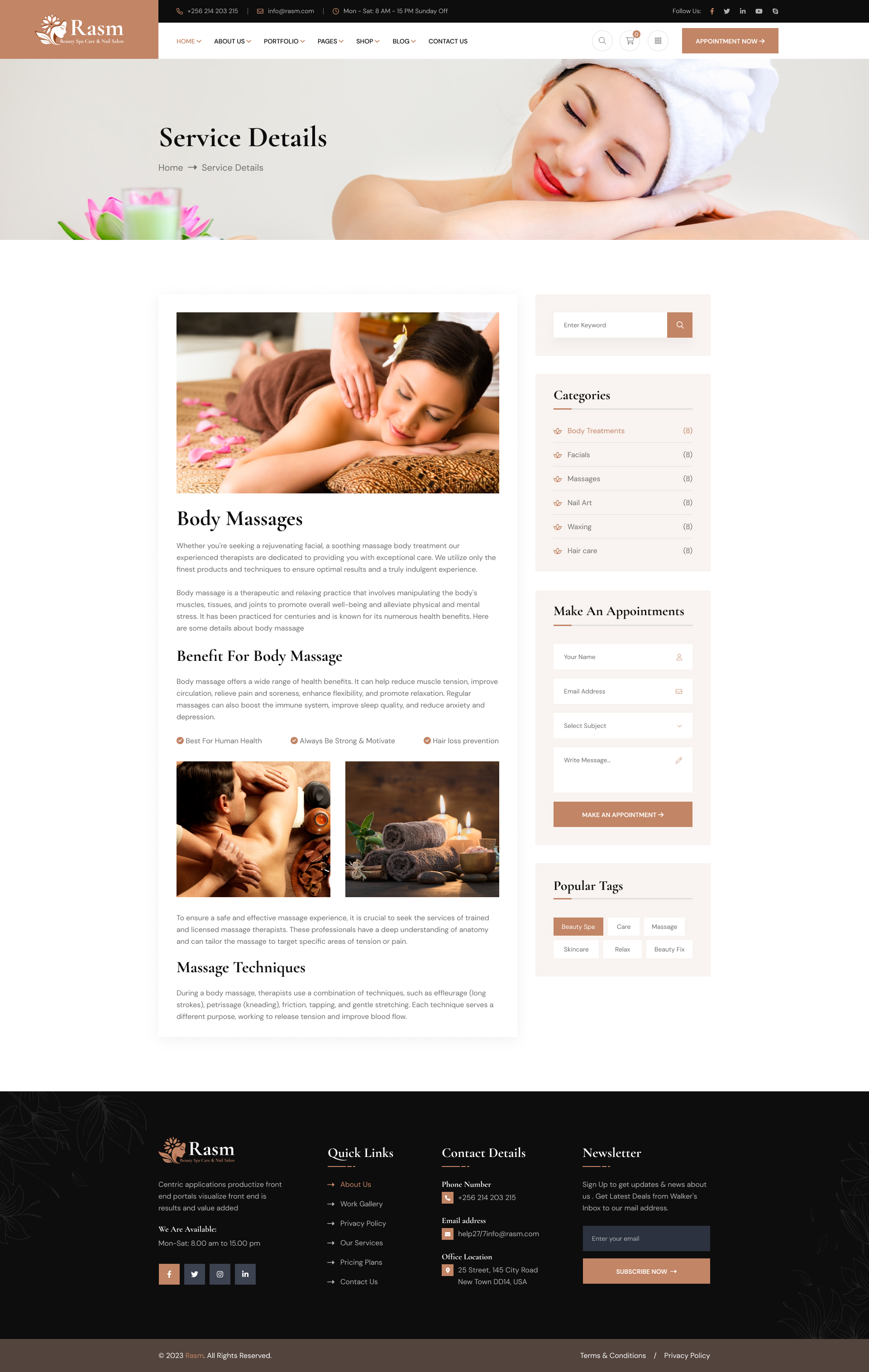 Rasm – Beauty Spa Care & Nail Salon Figma Template by themeholy ...
