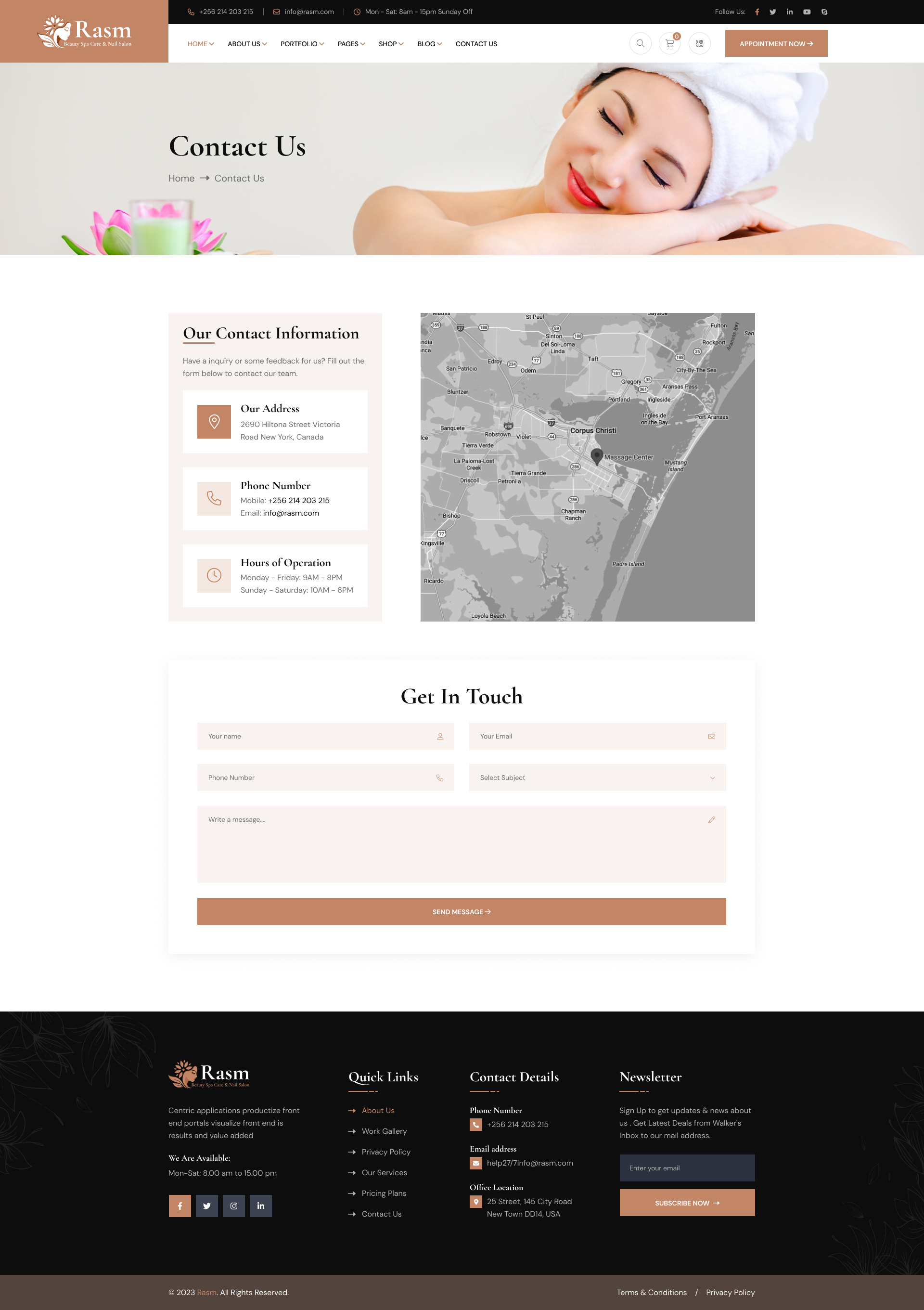 Rasm – Beauty Spa Care & Nail Salon Figma Template by themeholy ...