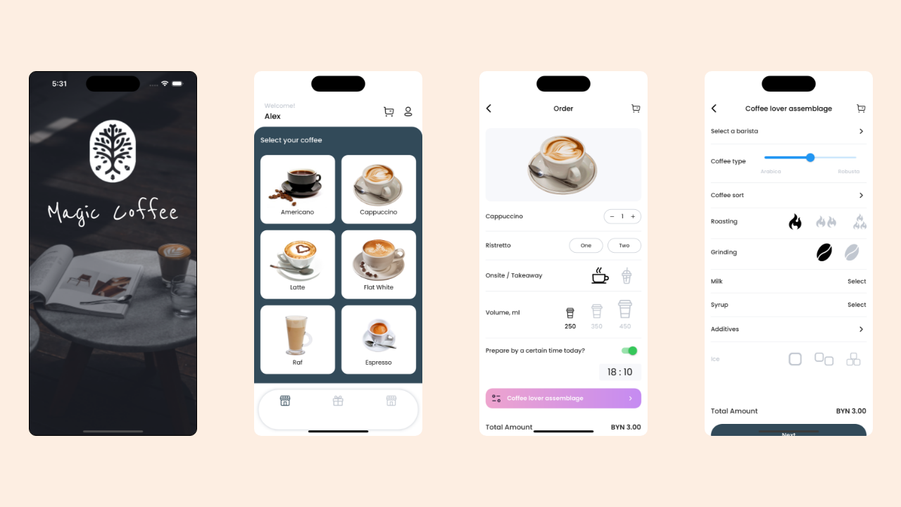 Coffee App Flutter Mobile App Template By Brixetechnology Codecanyon