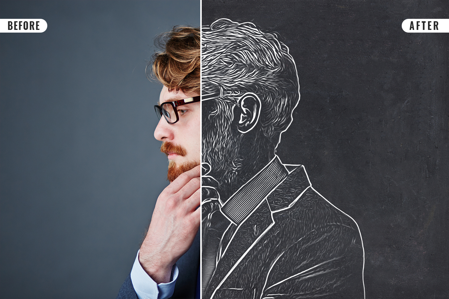 Chalk Photo Effect, Add-ons | GraphicRiver