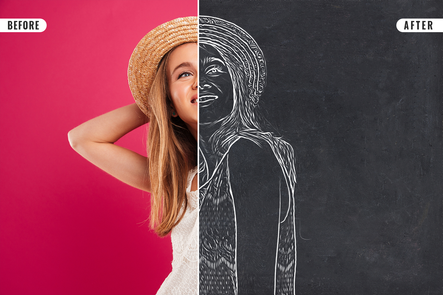 Chalk Photo Effect, Add-ons | GraphicRiver