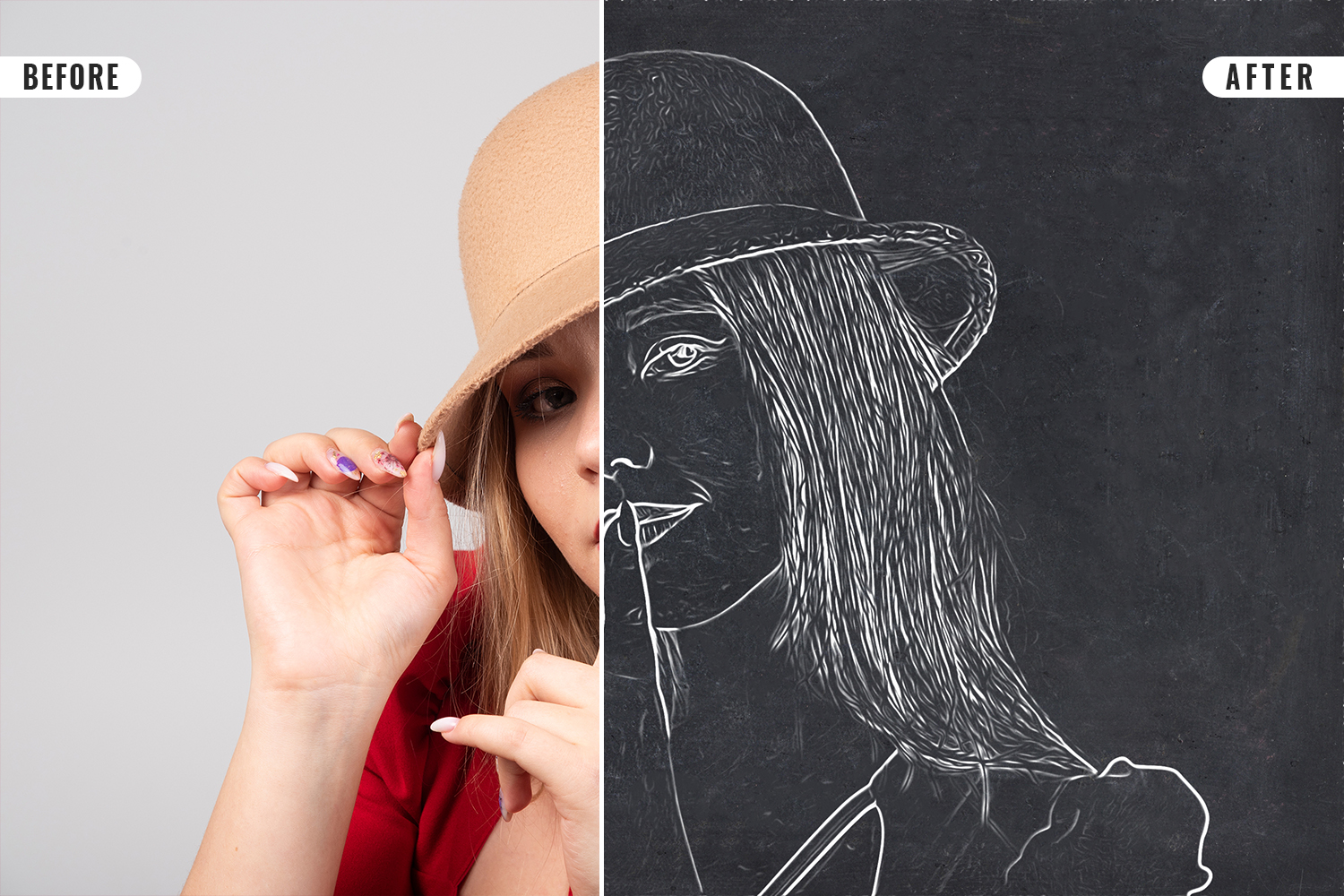 Chalk Photo Effect, Add-ons | GraphicRiver