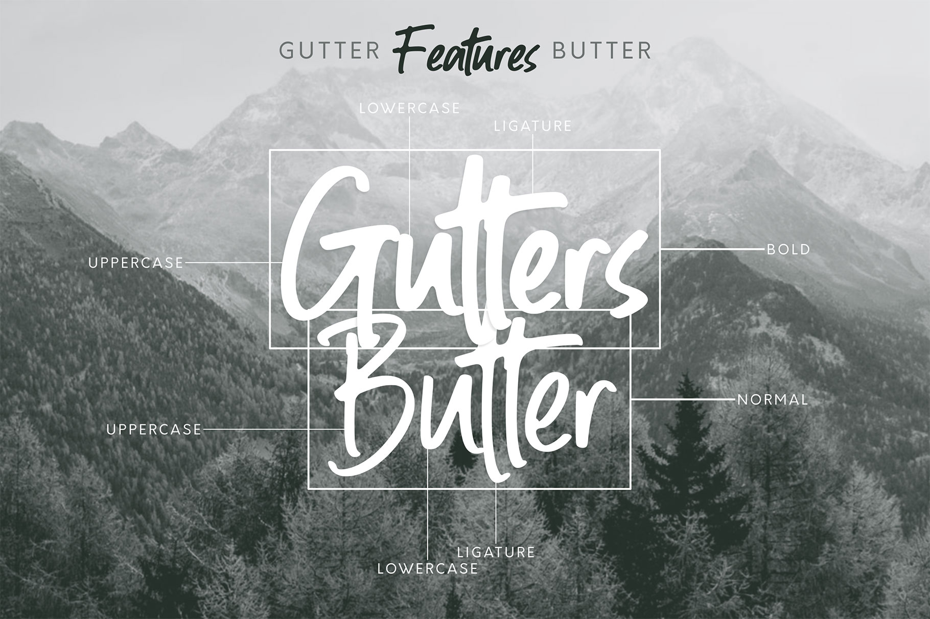 Gutters Butter, Fonts | GraphicRiver