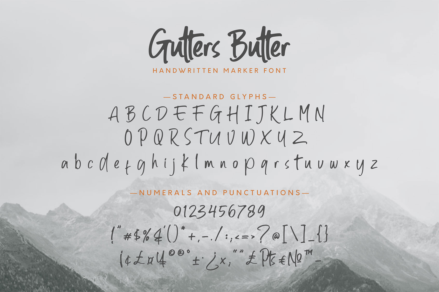 Gutters Butter, Fonts | GraphicRiver