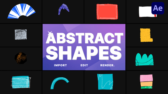 Colorful Abstract Shapes Animations | After Effects, After Effects ...
