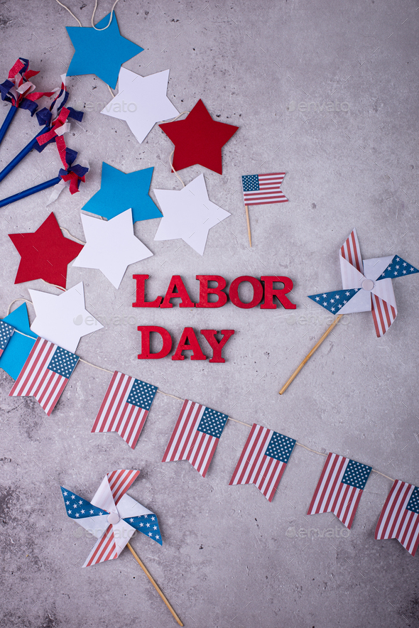 Labor Day celebration with USA flag Stock Photo by furmanphoto | PhotoDune
