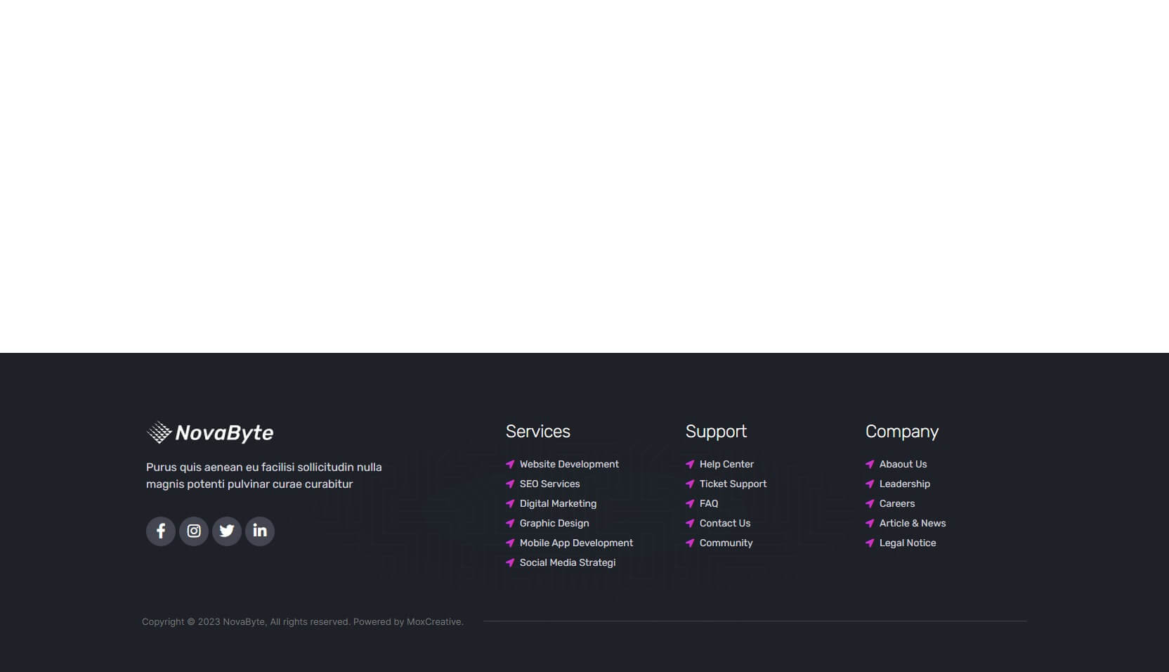 Novabyte - IT Solutions & Services Company Elementor Pro Template Kit ...