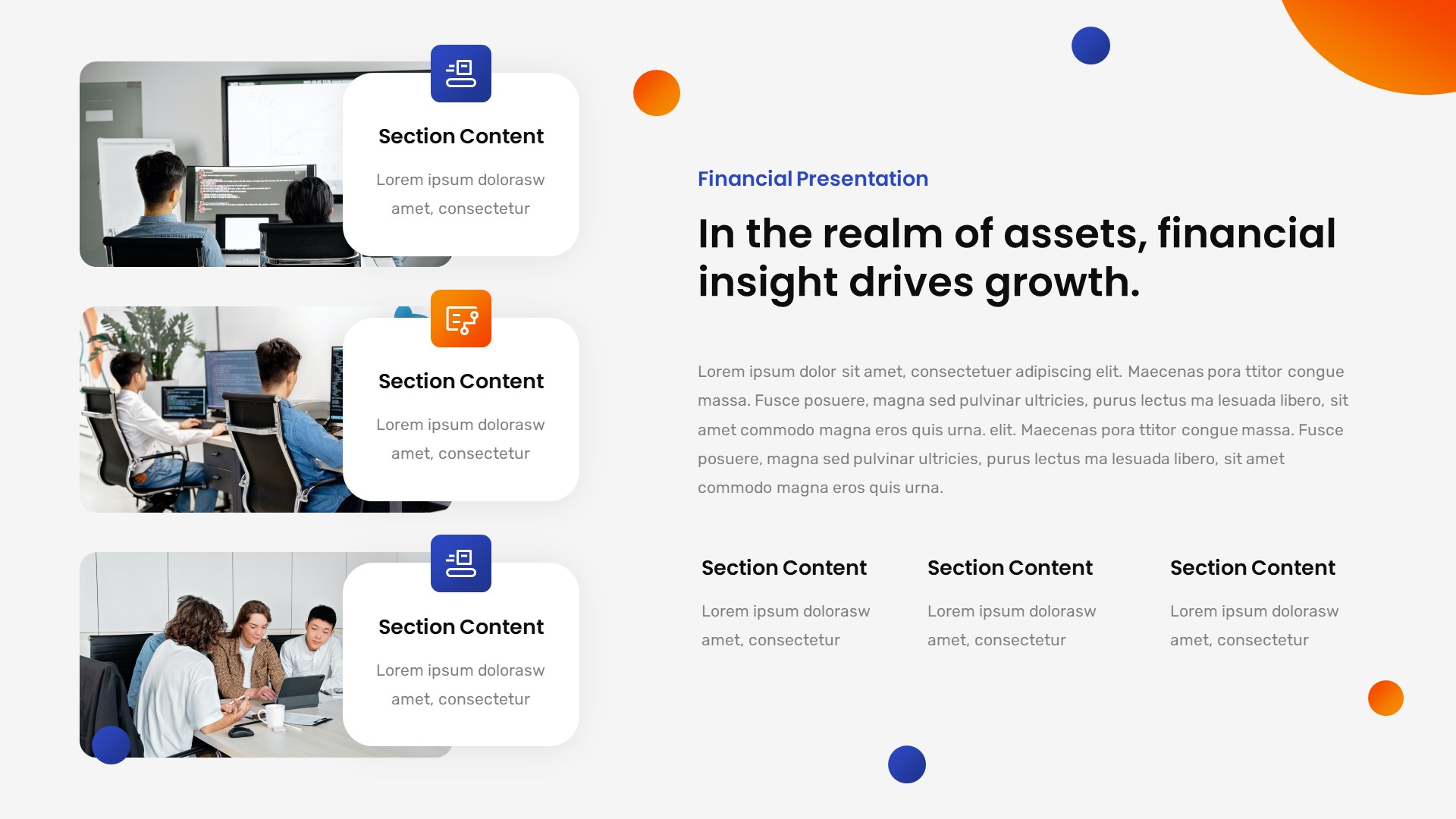 Finaxy - Financial Powerpoint Template, Presentation Templates ...