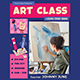 Art Class Flyer, Print Templates | GraphicRiver
