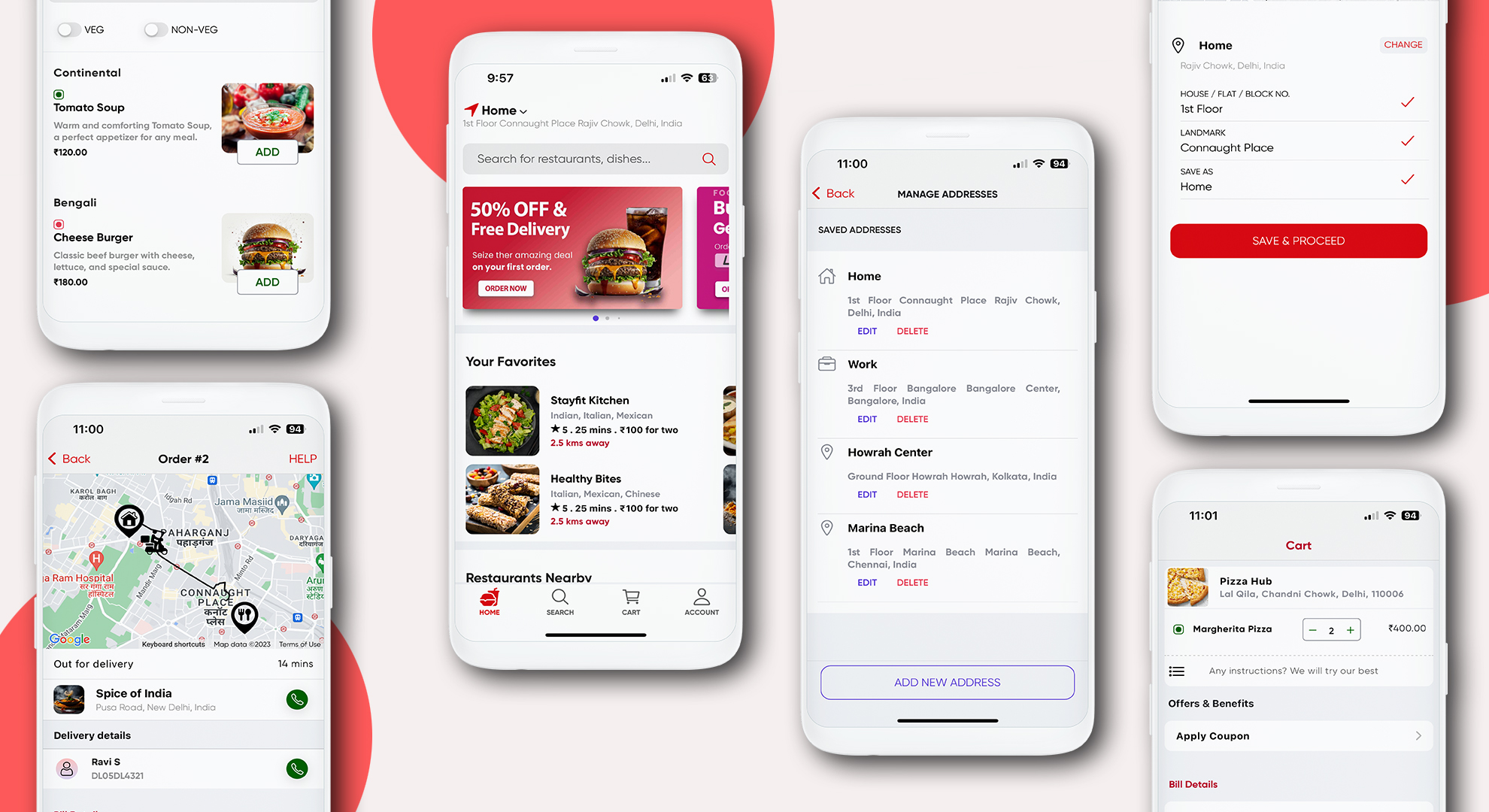 Ionic 8+ Food Delivery Android & iOS App UI (Standalone & NgModule) by technyks