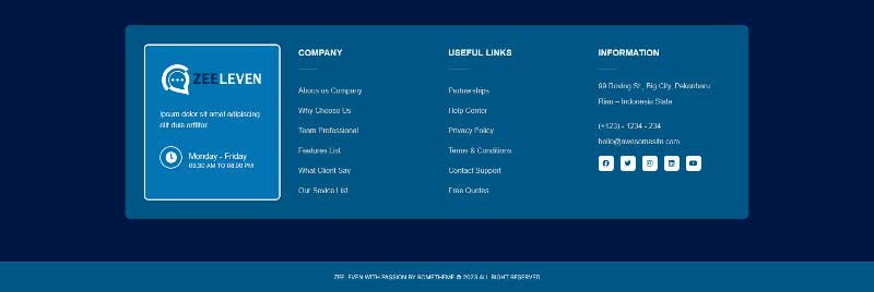 Zeeleven - Call Center & Support Company Elementor Template Kit by ...