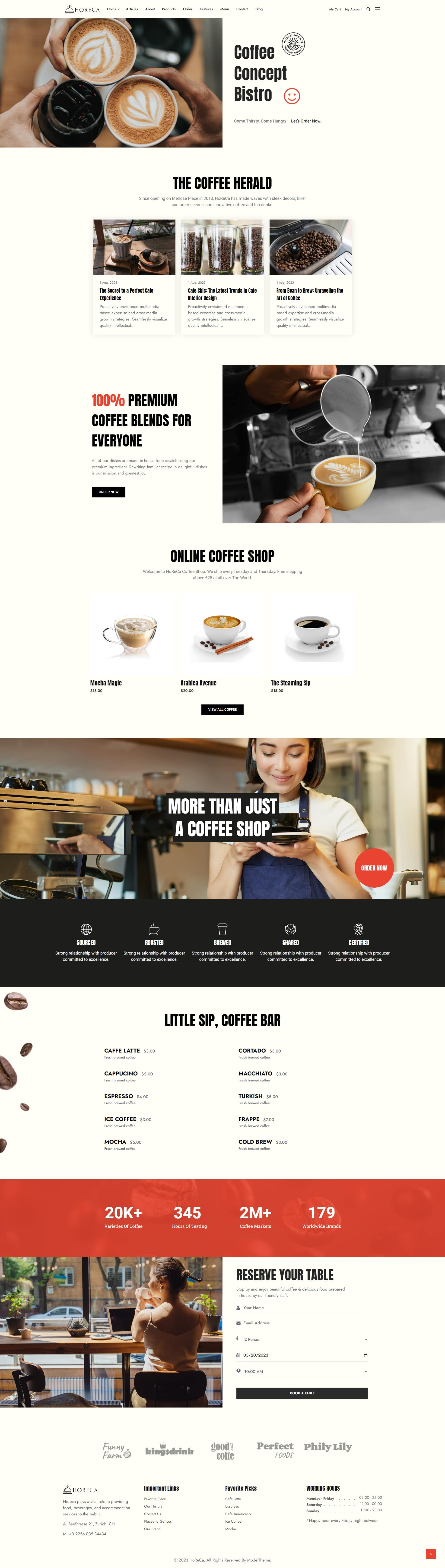 HoReCa - Restaurant & Food Menus Theme by modeltheme | ThemeForest