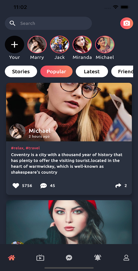 Social App Android App Template + iOS App Template | Flutter | Social ...