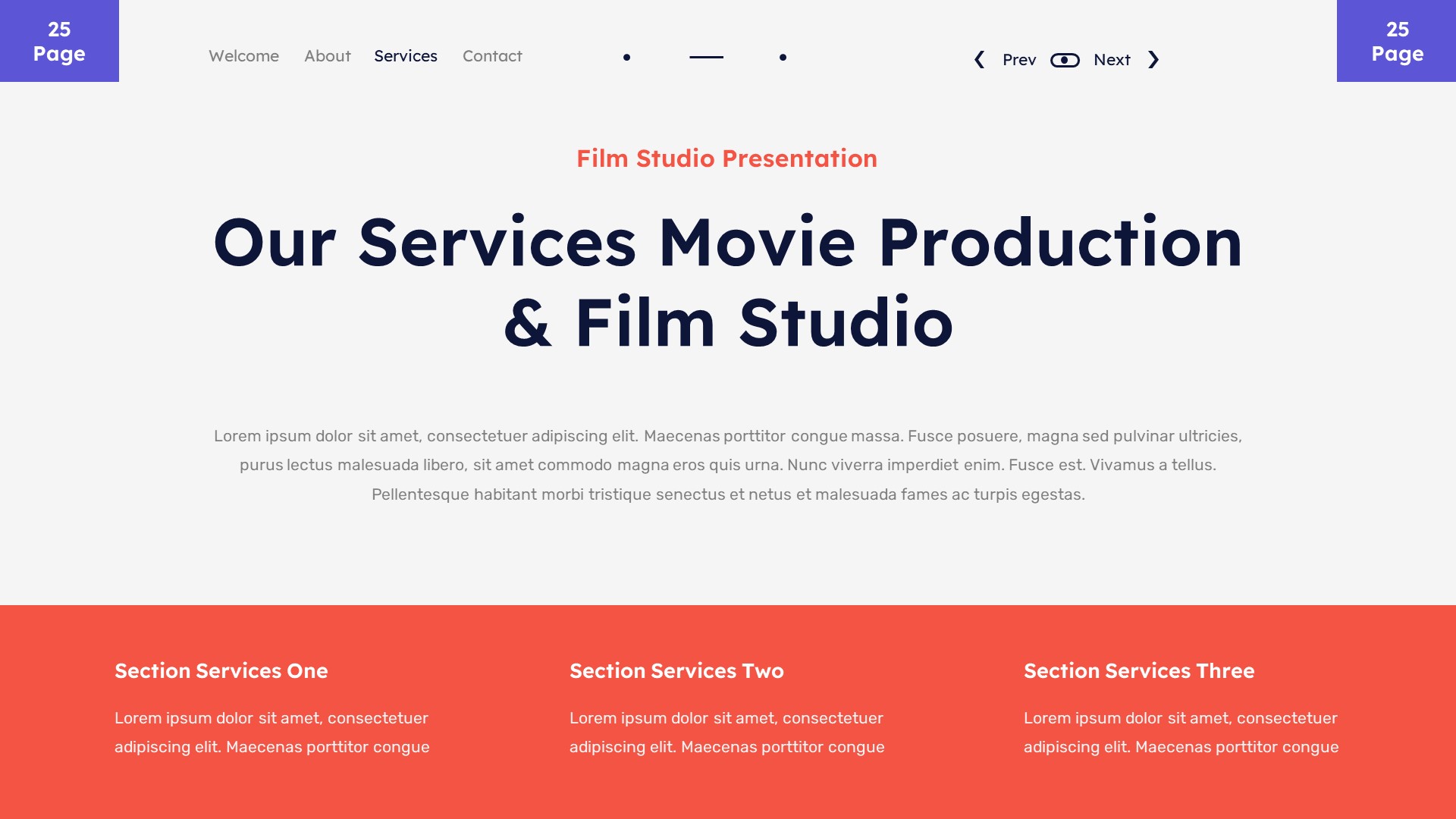 Filterin - Movie Production & Film Studio Keynote Template ...