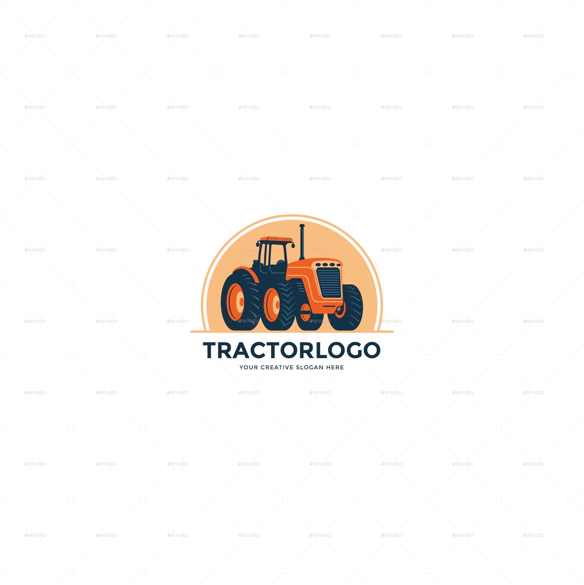 Tractor Logo, Vectors | GraphicRiver