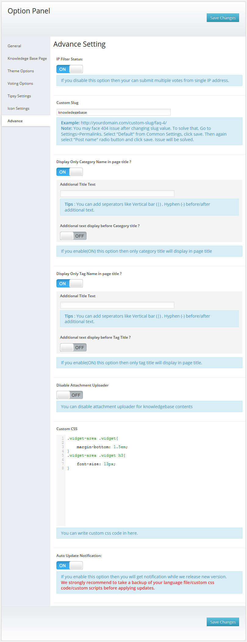 BWL Knowledge Base Manager by xenioushk | CodeCanyon