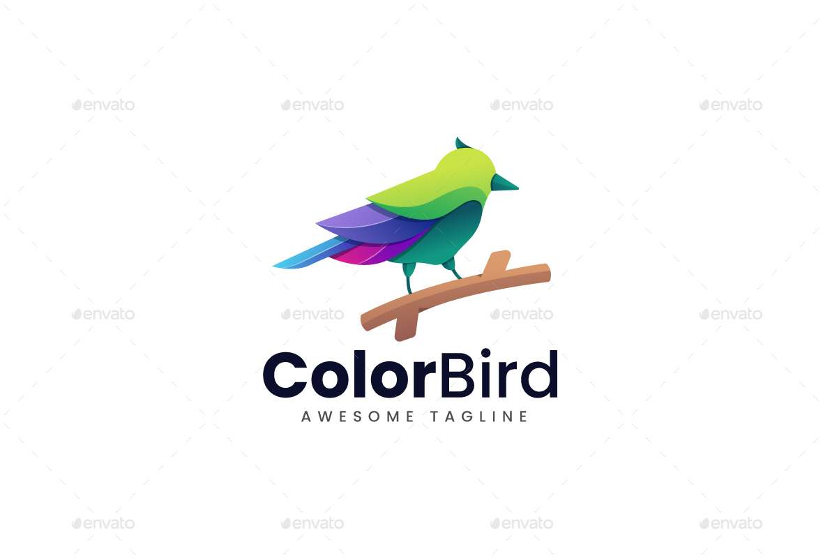Color Bird Gradient Logo Template, Logo Templates | GraphicRiver