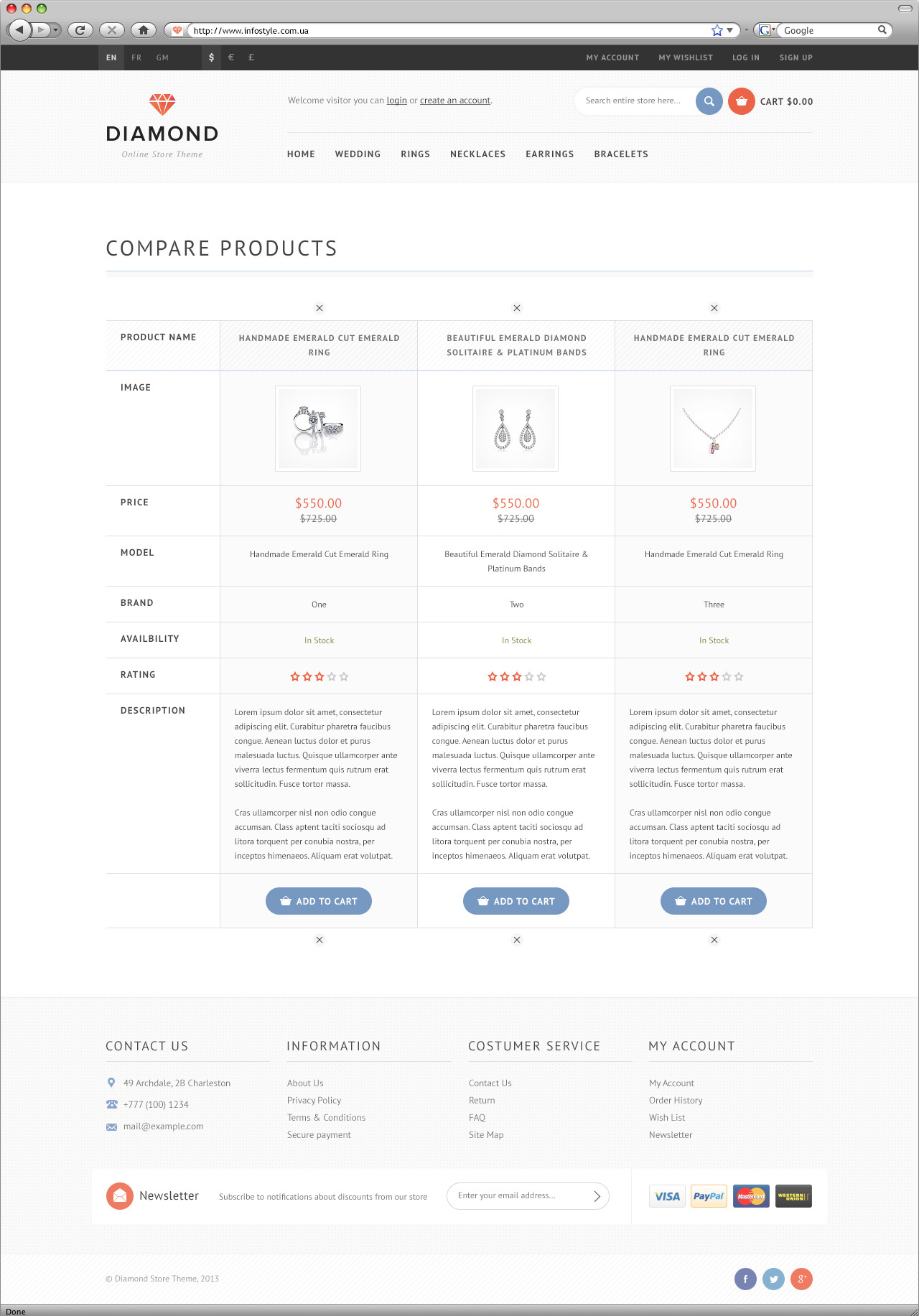Diamond — HTML5 & CSS3 store template by WpWay_ | ThemeForest