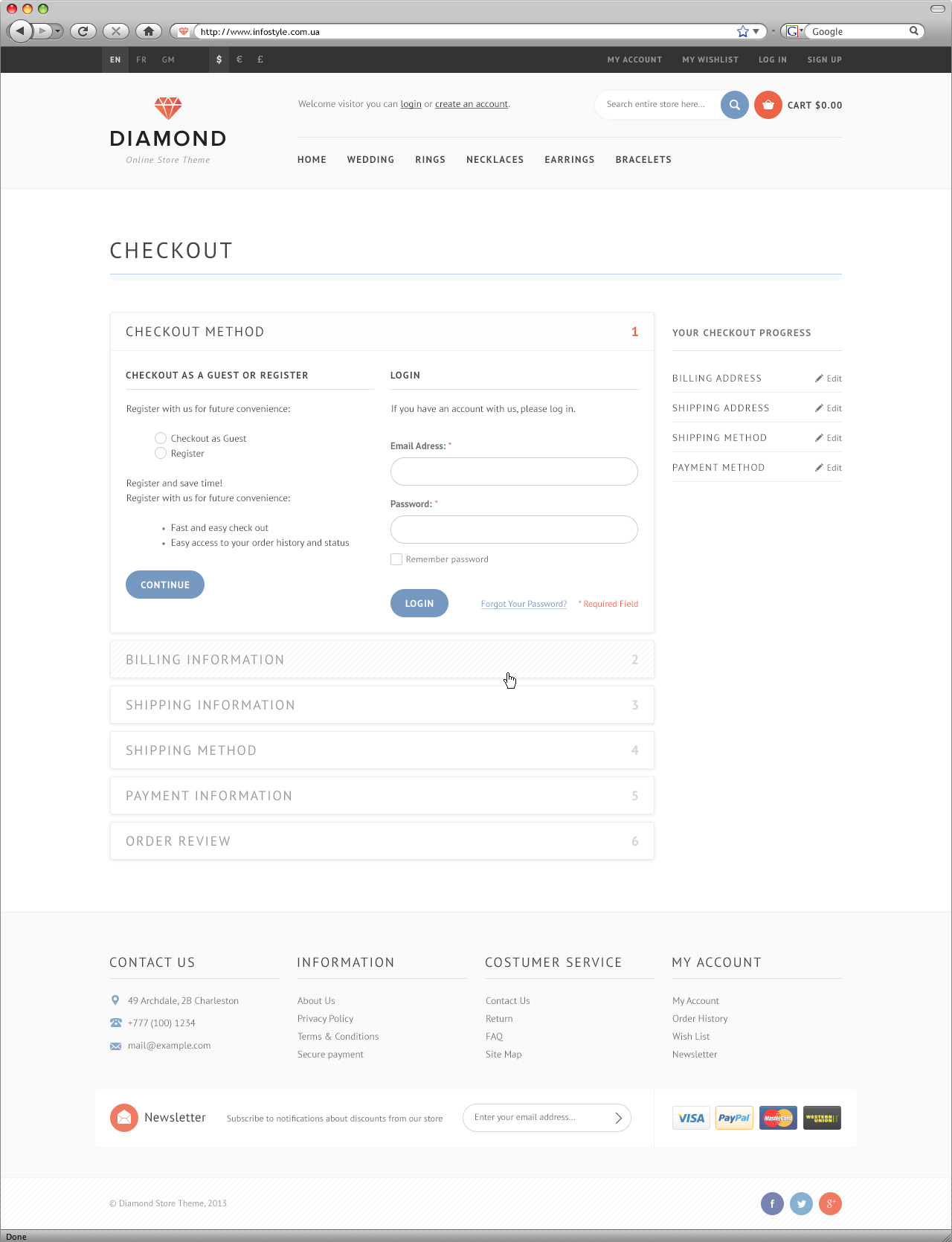 Diamond — HTML5 & CSS3 store template by WpWay_ | ThemeForest