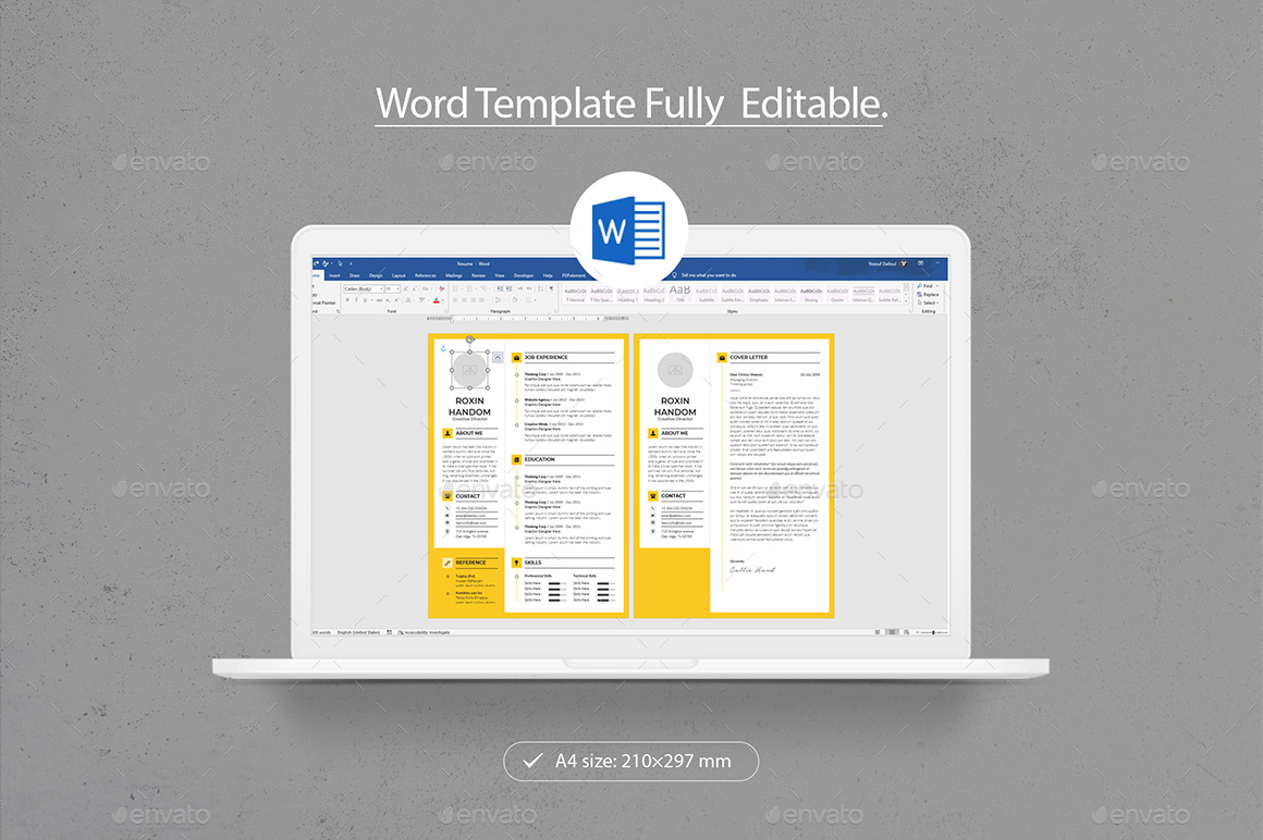 Resume / CV Template, Print Templates | GraphicRiver