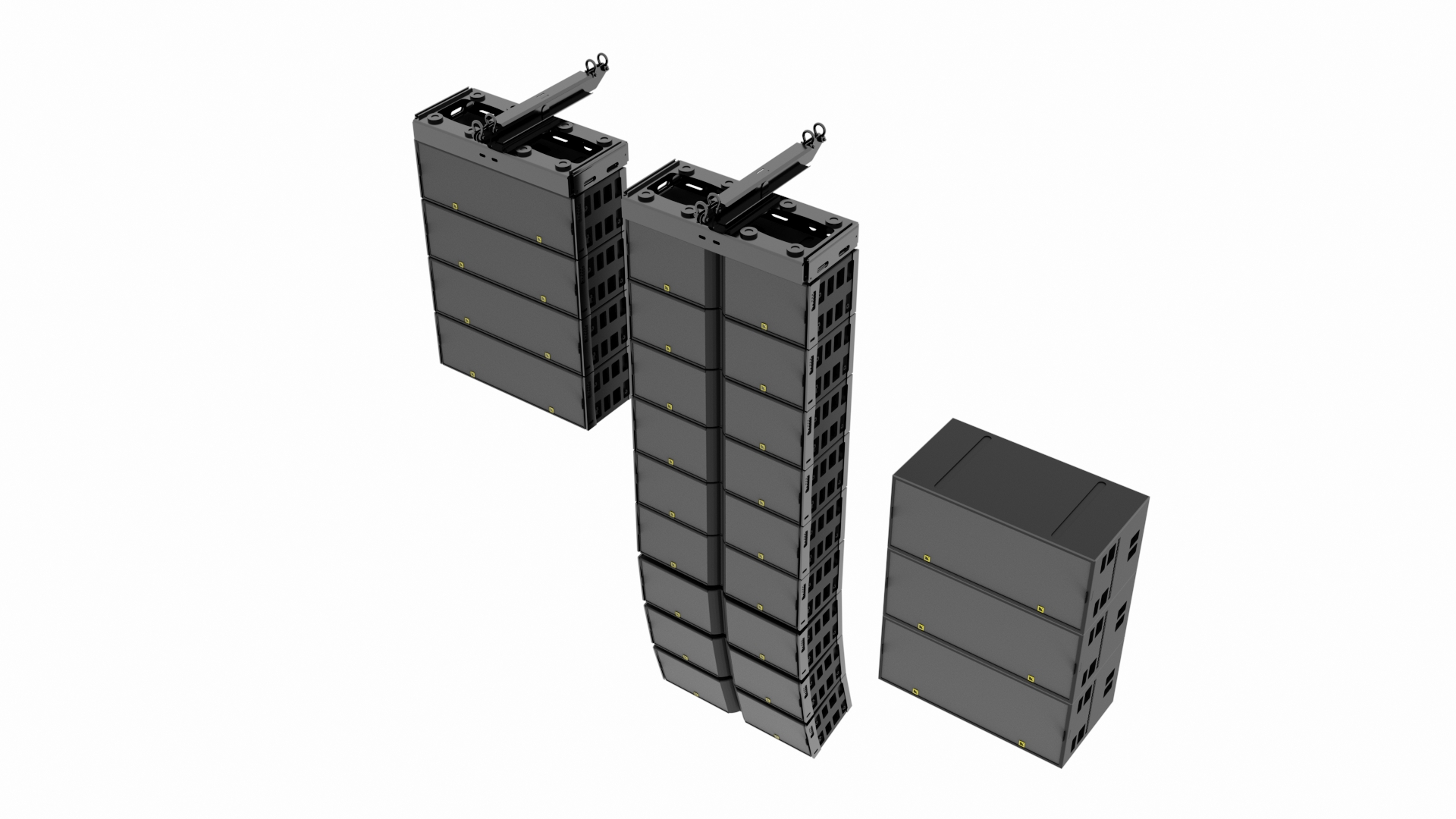 Concert Sound System Line Array L-Acoustics K1 Setup by p3rless | 3DOcean