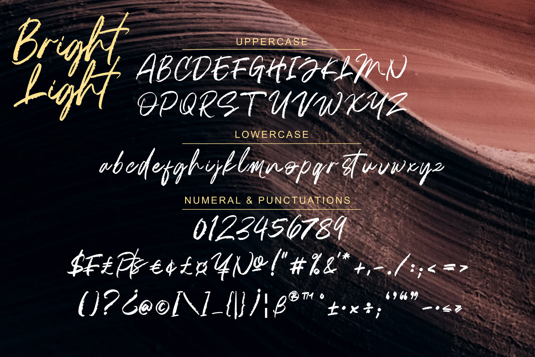 Bright Light, Fonts | GraphicRiver