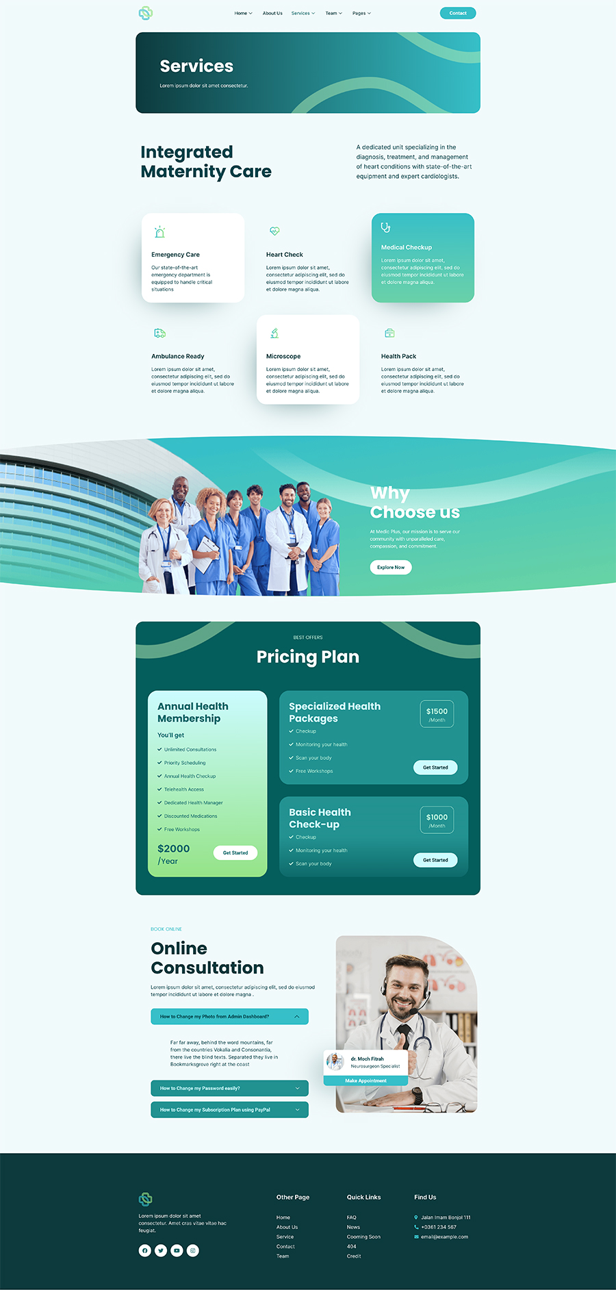 Mediok - Medical Elementor Template Kit by sigitdwipa | ThemeForest