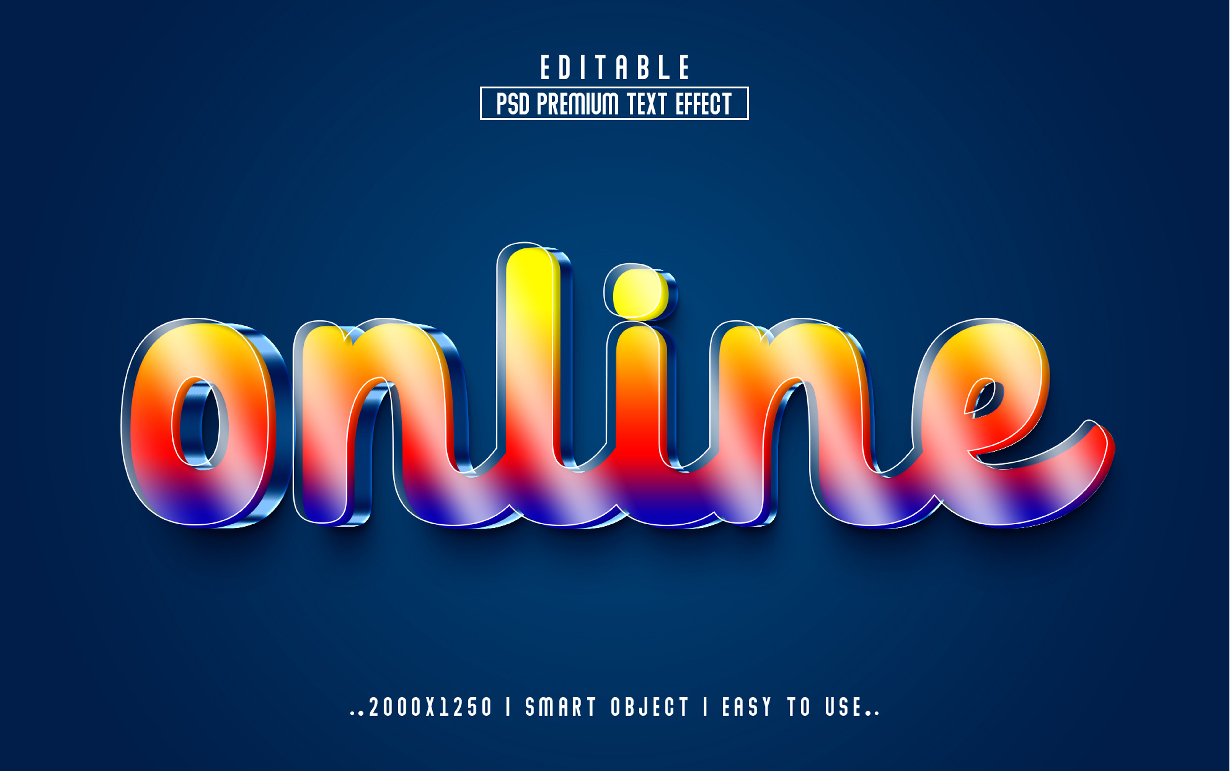 Photoshop PSD Editable 3D Text Effect Style Pack, Add-ons | GraphicRiver