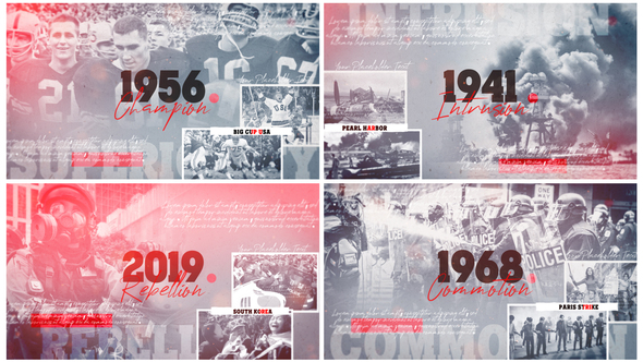 Documentary History Timeline, After Effects Project Files | VideoHive