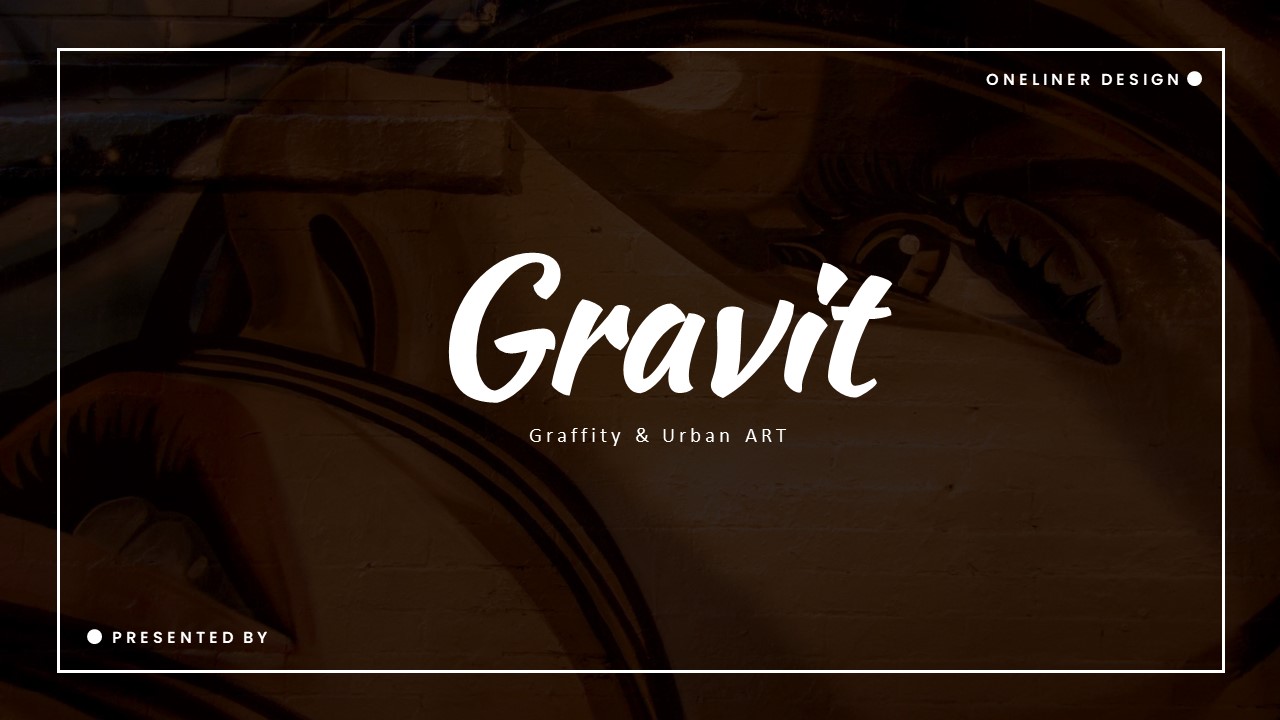 Gravit - Pop Art & Graffiti Powerpoint Template, Presentation Templates