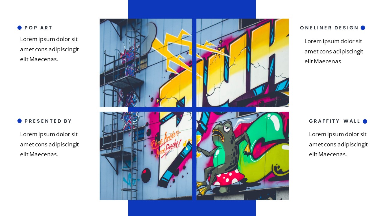 Gravit - Pop Art & Graffiti Powerpoint Template, Presentation Templates
