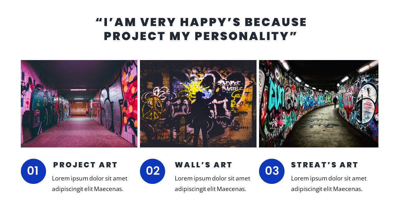 Gravit - Pop Art & Graffiti Powerpoint Template, Presentation Templates