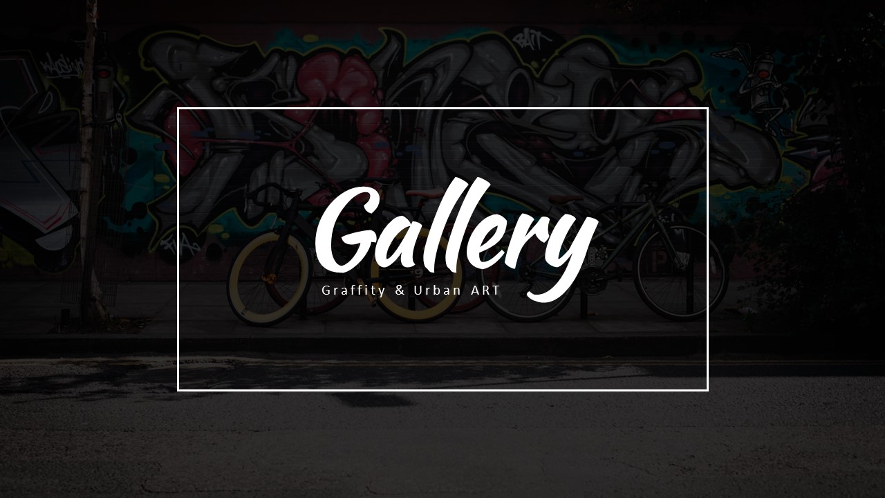Gravit - Pop Art & Graffiti Powerpoint Template, Presentation Templates
