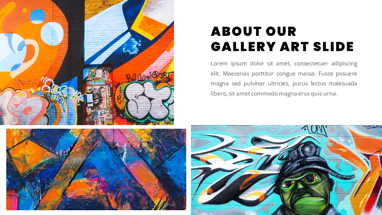 Gravit - Pop Art & Graffiti Powerpoint Template, Presentation Templates