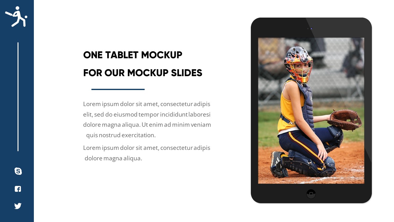 Kasti - Baseball Sport Google Slides Template, Presentation Templates