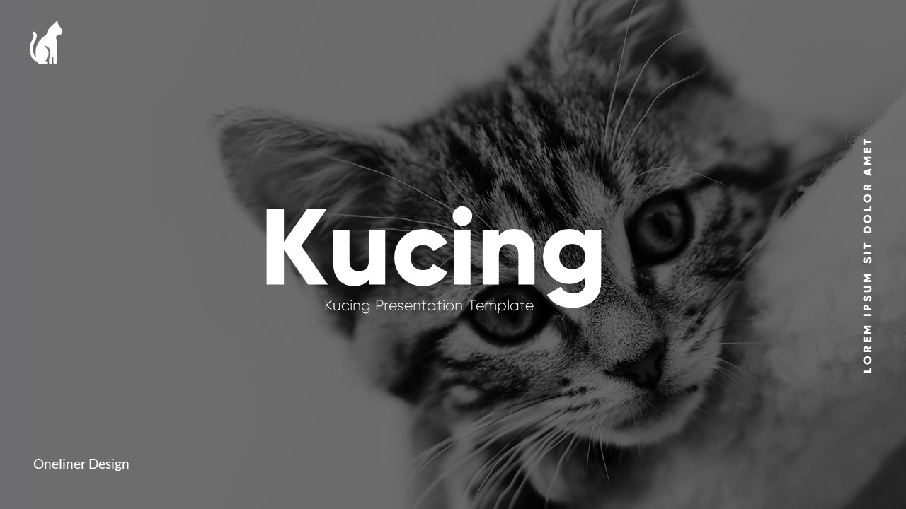 Kucing - Cat Animal Powerpoint Template, Presentation Templates ...