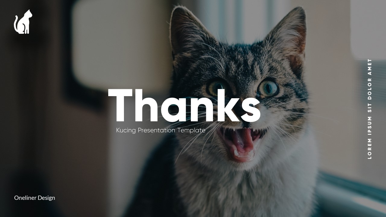 Kucing - Cat Animal Powerpoint Template, Presentation Templates ...