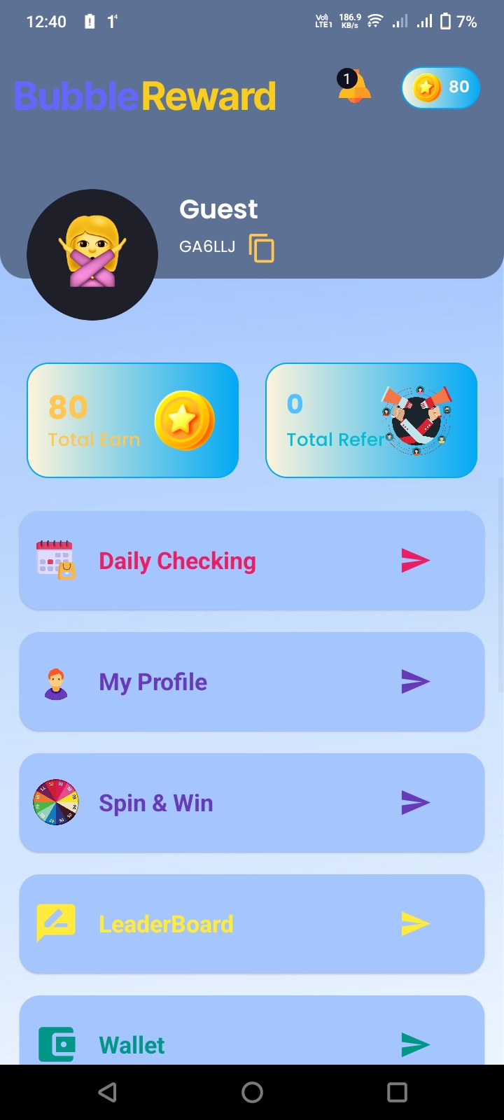 Bubble Reward - Bubble Shooter Game With Earning App by BurhanStore