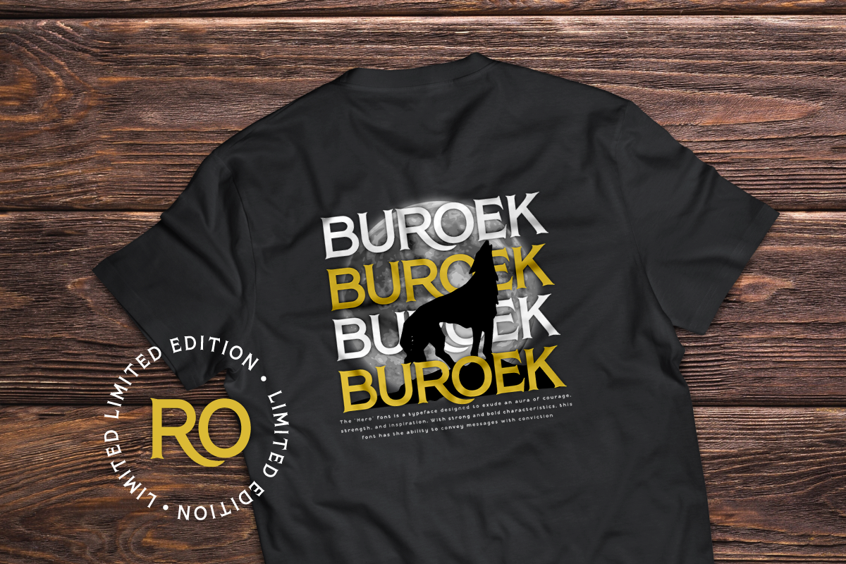 Buroek | Display Hero Font, Fonts | GraphicRiver